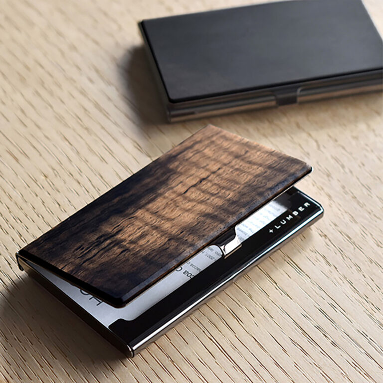 【黒柿・檜】CARD CASE | 名入れギフト・木製デザイン雑貨の直営店 Hacoaダイレクトストア